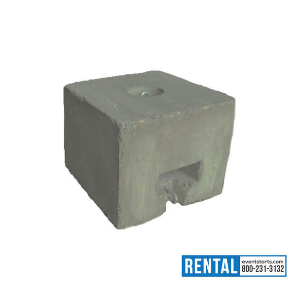 RENT 500lb Block And Roll Cement Block (EventStarts Rental) - eventstarts