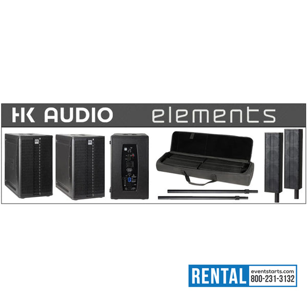 RENT HK Audio Elements PA System 5 (EventStarts Rental) - eventstarts