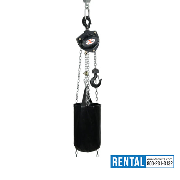RENT ProX Manual Chain Hoist 1 Ton (30') (EventStarts Rental) - eventstarts