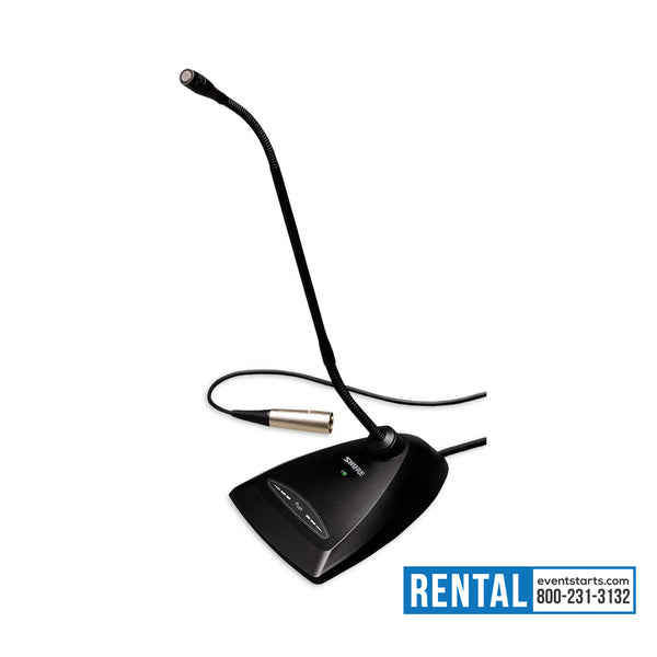 RENT Shure MX412 table mic Microphone (EventStarts Rental) - eventstarts