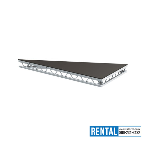 RENT Stage Platform 8x4 Triangle (Left) (EventStarts Rental) - eventstarts