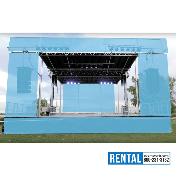 RENT Stageline SL100 Mobile Stage (EventStarts Rental) - eventstarts