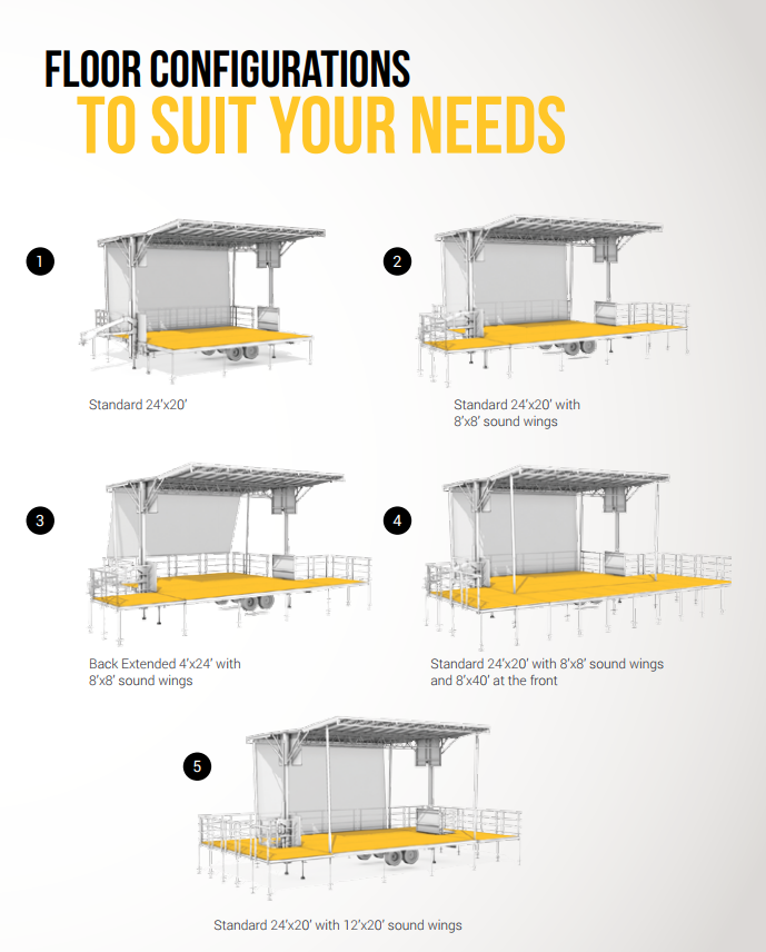 RENT Stageline SL100 Mobile Stage (EventStarts Rental) - eventstarts